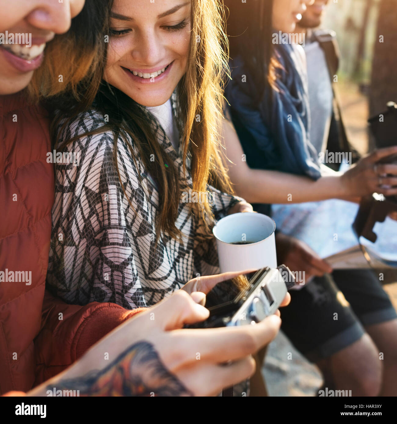 Guy checking out girl hi-res stock photography and images - Alamy