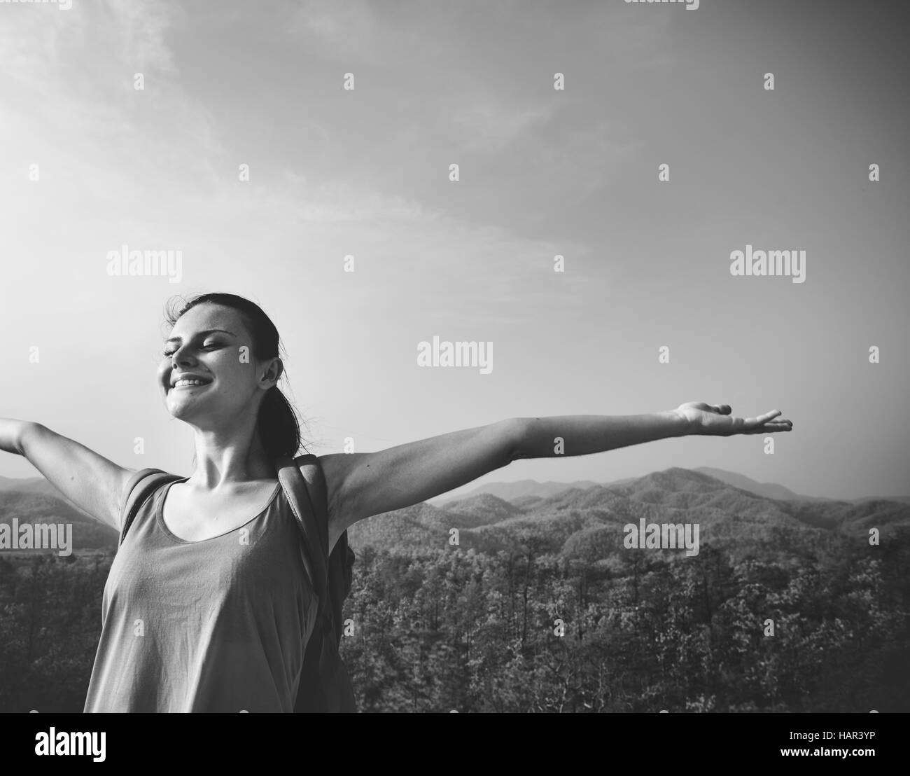 Person Traveler Travel Destination Concept Stock Photo - Alamy