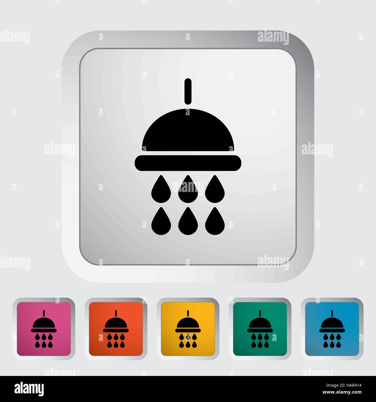 Showering vector vectors hi-res stock photography and images - Alamy