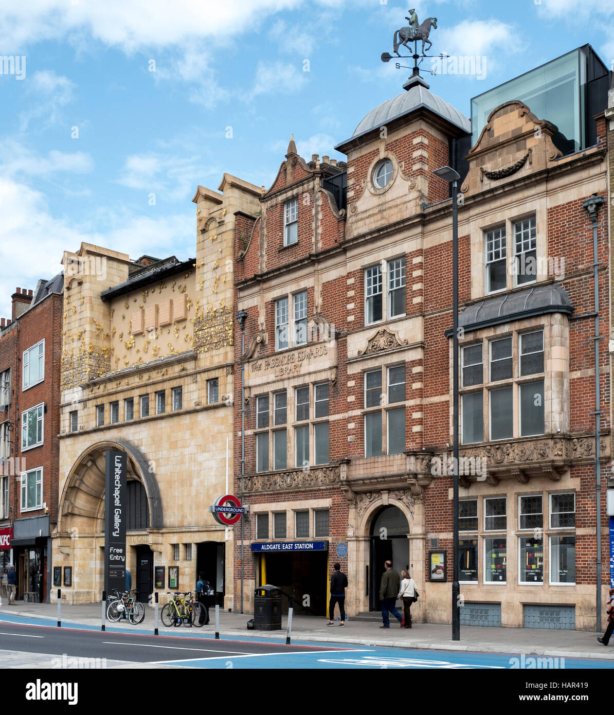 Whitechapel Gallery, formerly the Whitechapel Library converted to a ...
