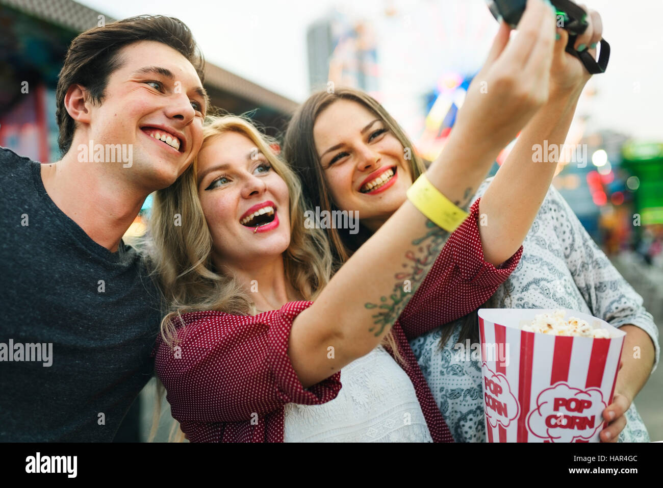 Amusement Leisure Funny Happiness Enjoyment Concept Stock Photo - Alamy