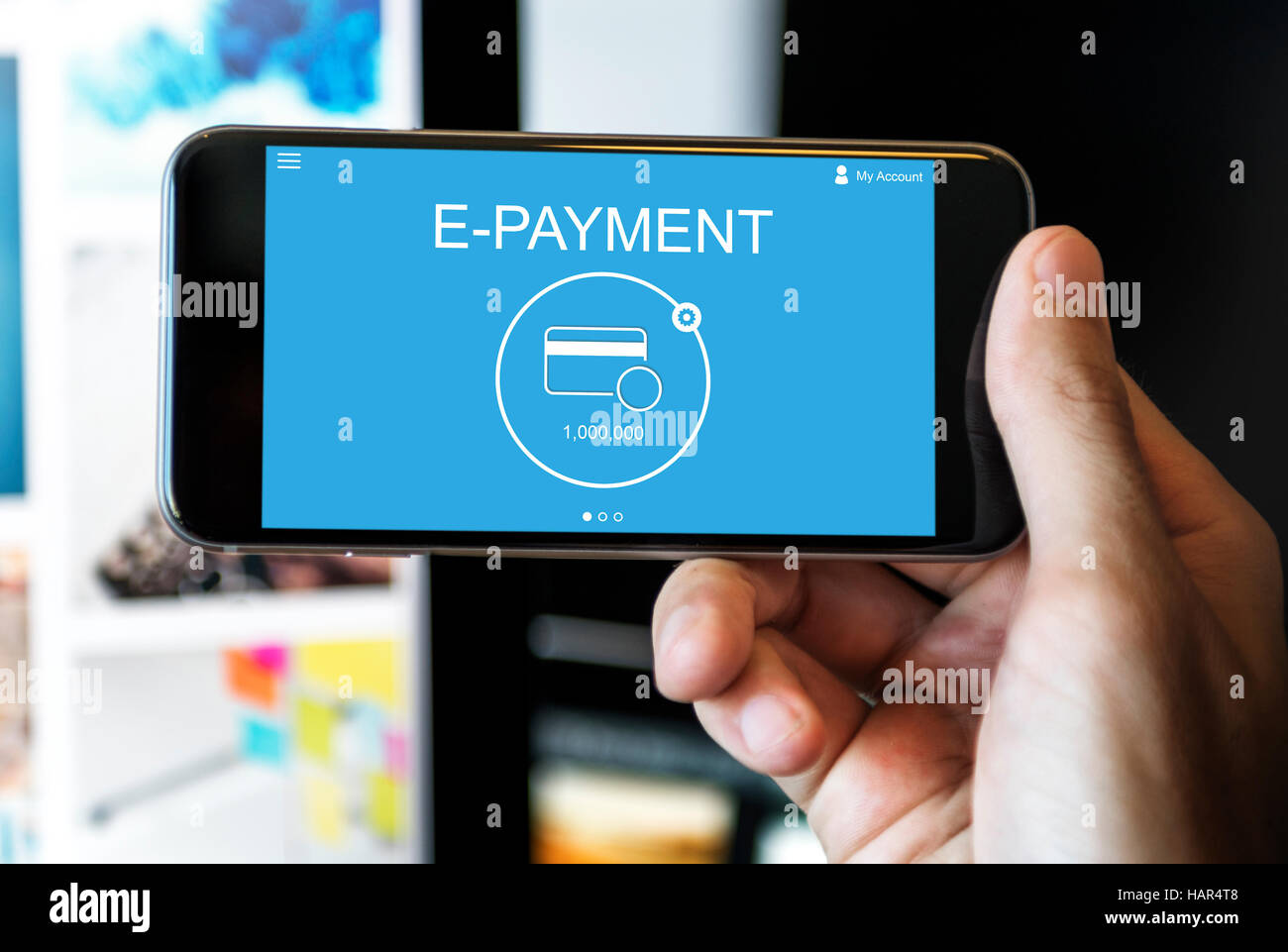 E-Payment Internet Banking Technology Concept Stock Photo - Alamy