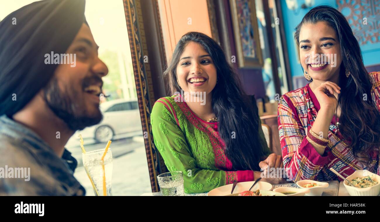 Indian community eating restaurant hi-res stock photography and images ...