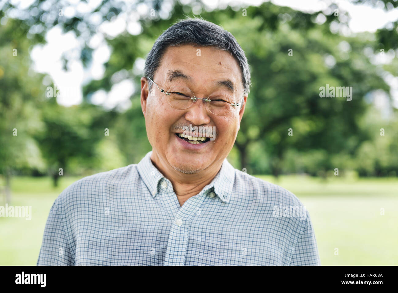 Japanese Man Smiling Lifestyle Happiness Concept Stock Photo - Alamy