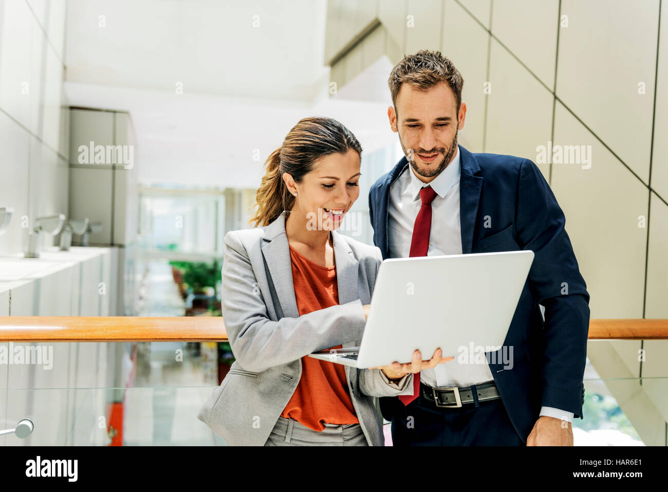 Business People Discussion Laptop Technology Togetherness Concept Stock ...