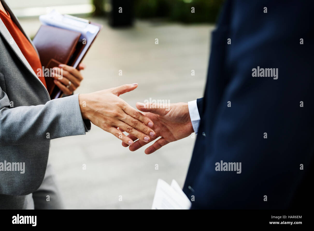 Business couple company workers walking hi-res stock photography and ...