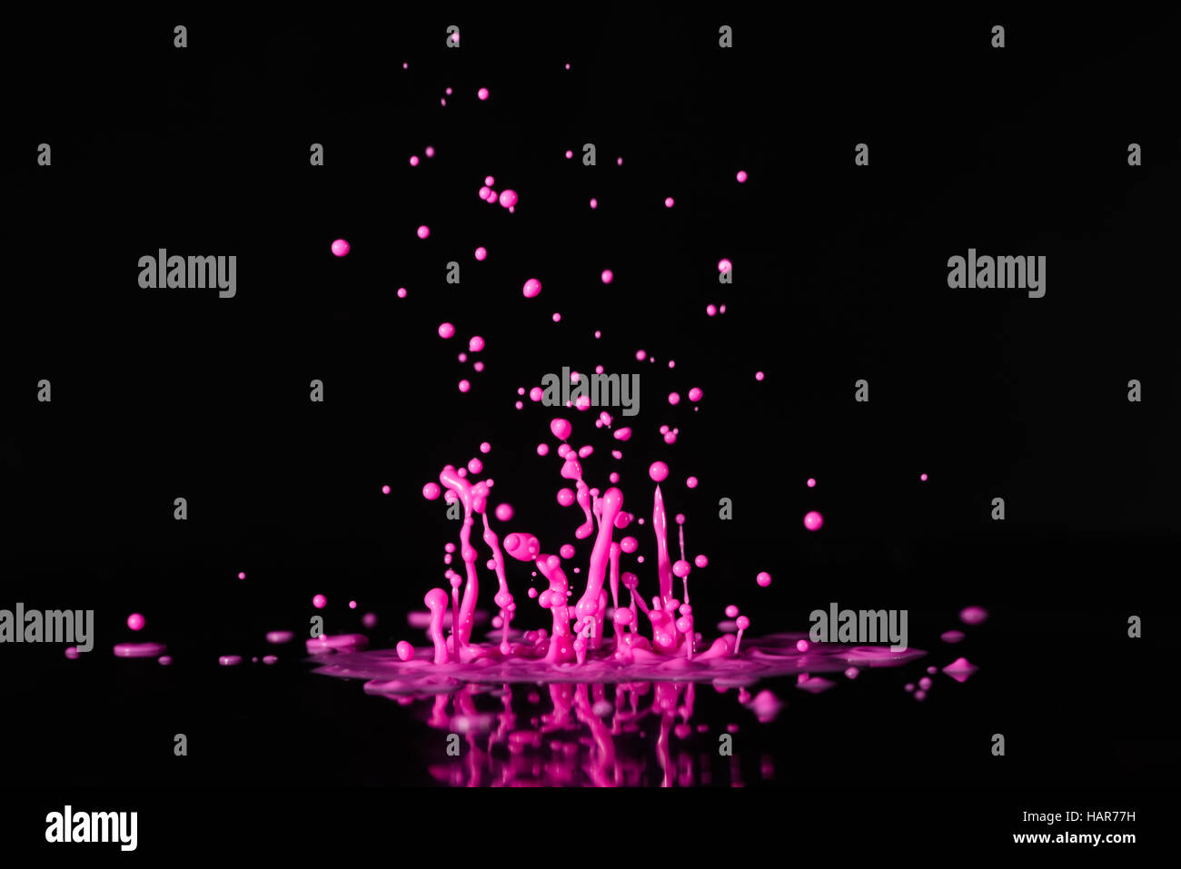 Black color splash hi-res stock photography and images - Alamy