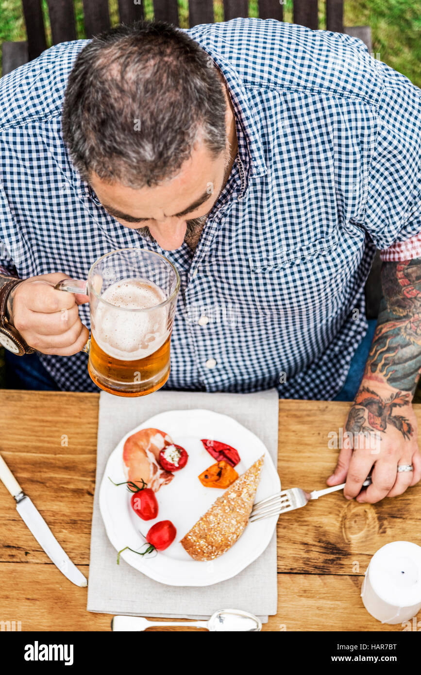 Person Dining Gourmet Meal Concept Stock Photo - Alamy