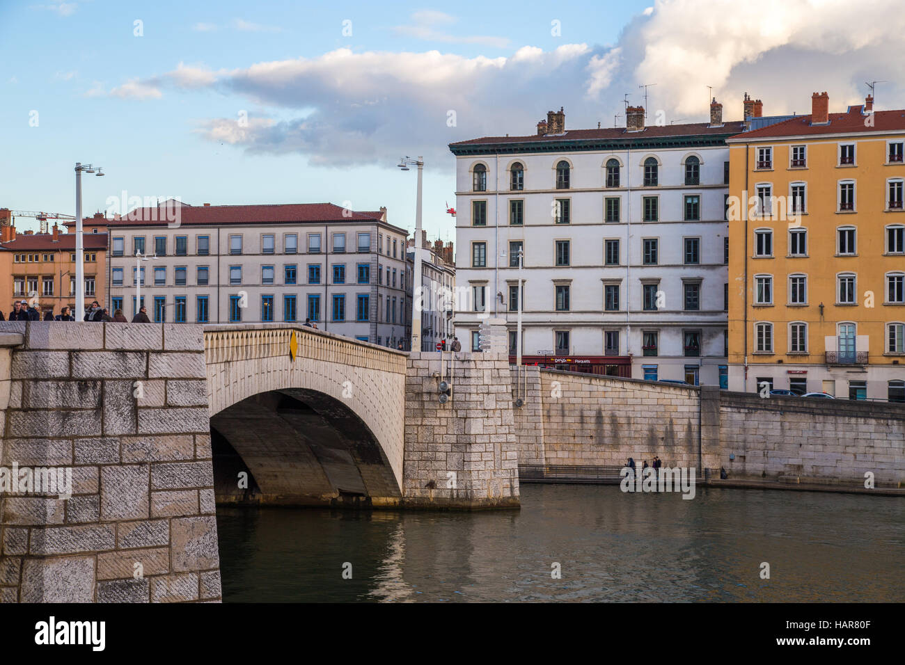 Lyon bridges hi-res stock photography and images - Alamy