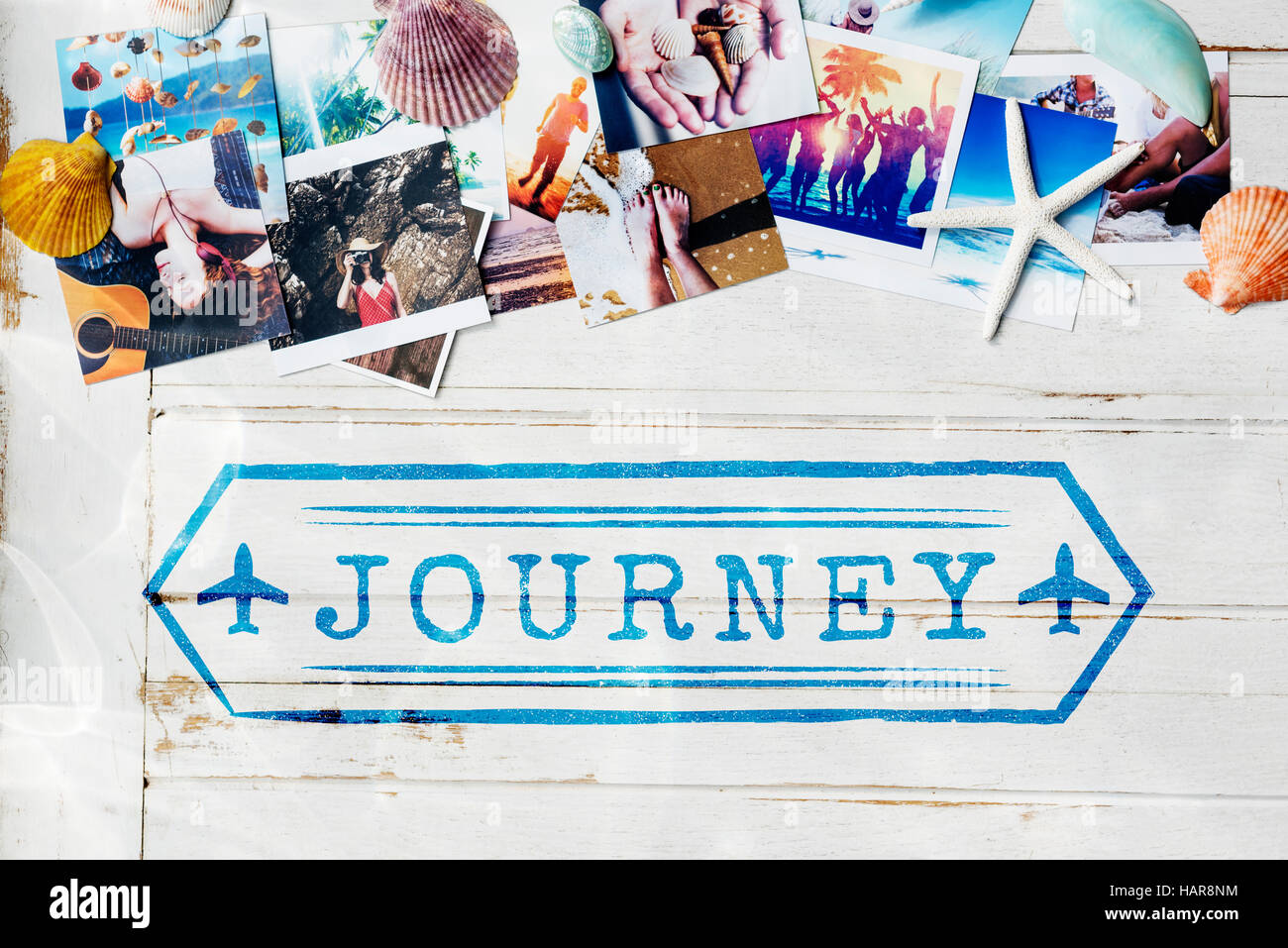 Journey Explore Travel Trek Trip Tour Graphic Concept Stock Photo - Alamy