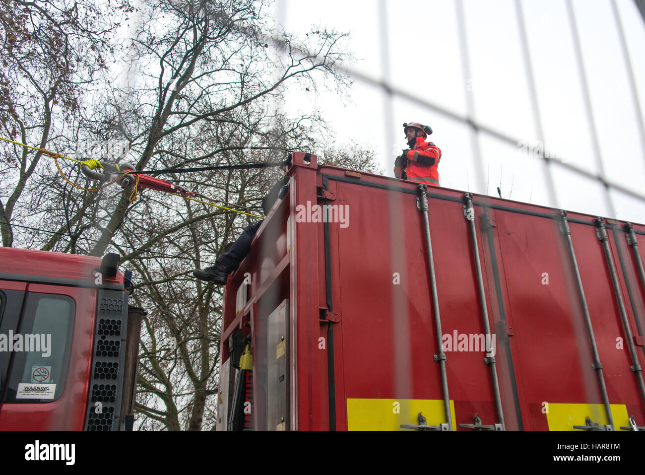 London, UK. 02nd Dec, 2016. London Fire Brigade's 150th year ...