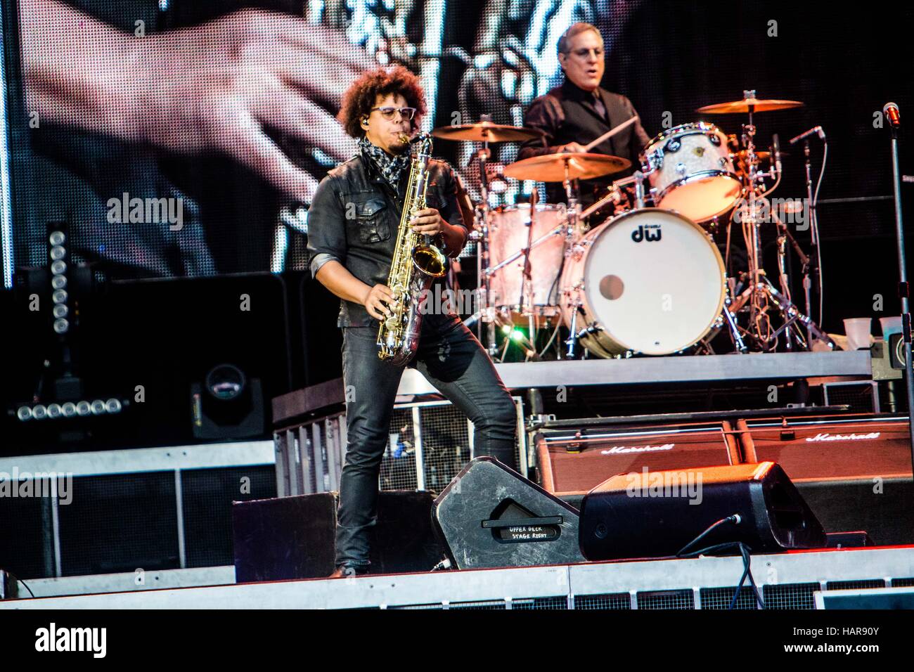 Milano, Italy. 05th July, 2016. Bruce Springsteen performs live at ...