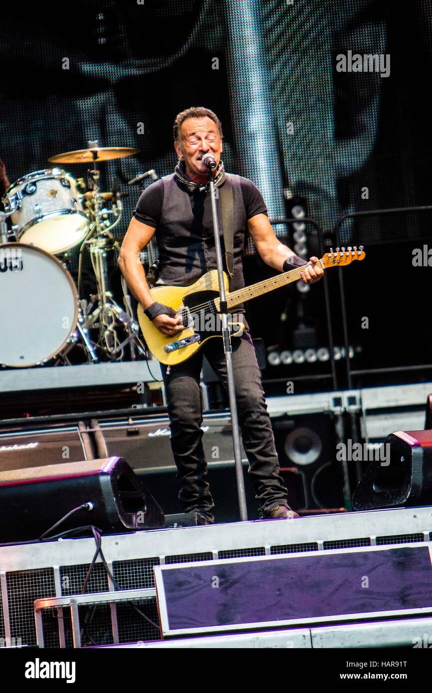 Milano, Italy. 05th July, 2016. Bruce Springsteen performs live at ...