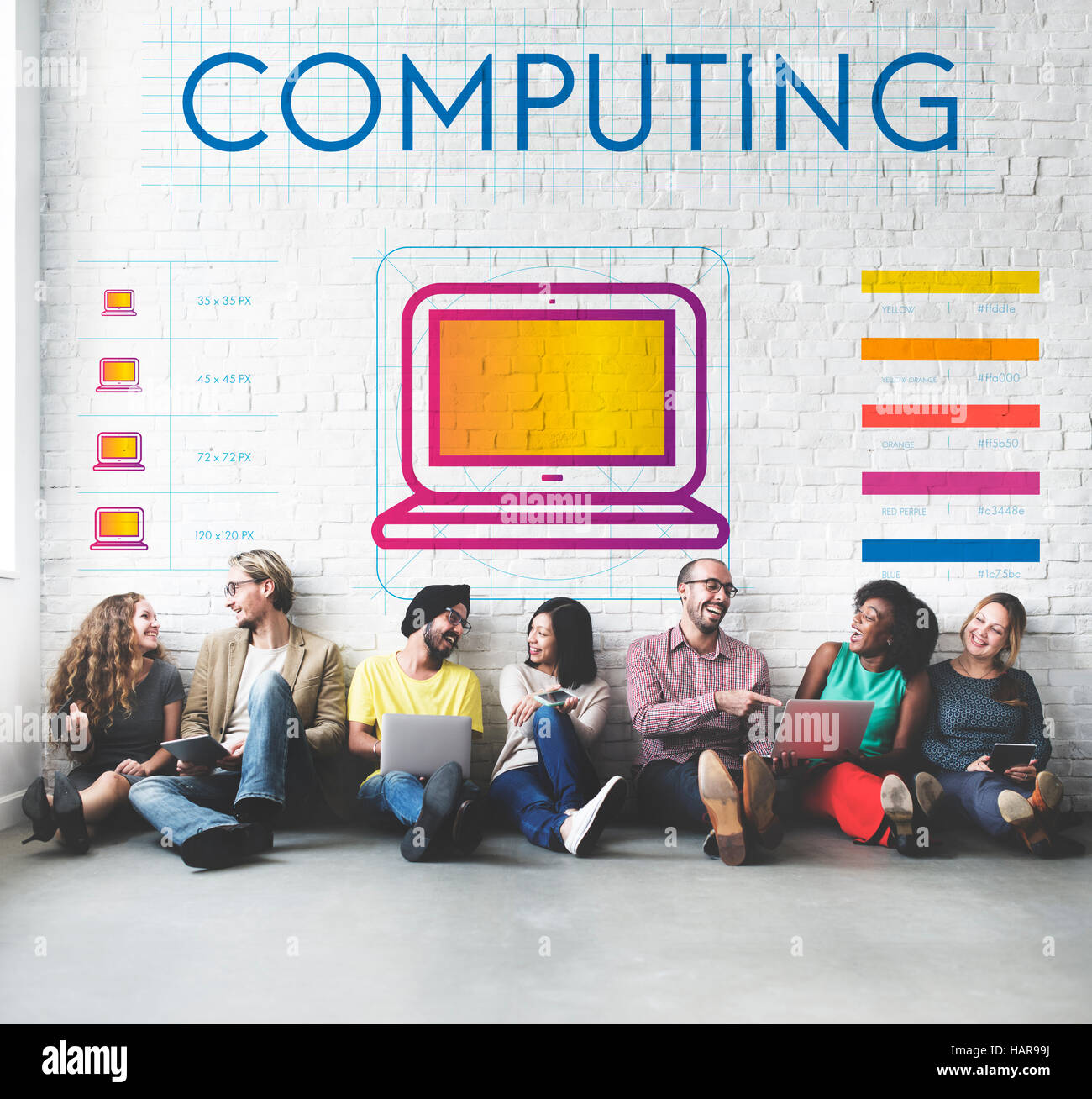 Digital Devices Innovation Multimedia Concept Stock Photo - Alamy