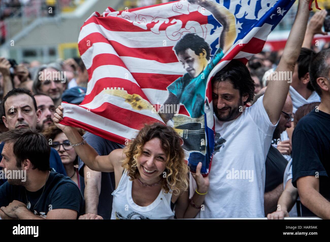 Milano, Italy. 05th July, 2016. Bruce Springsteen performs live at ...