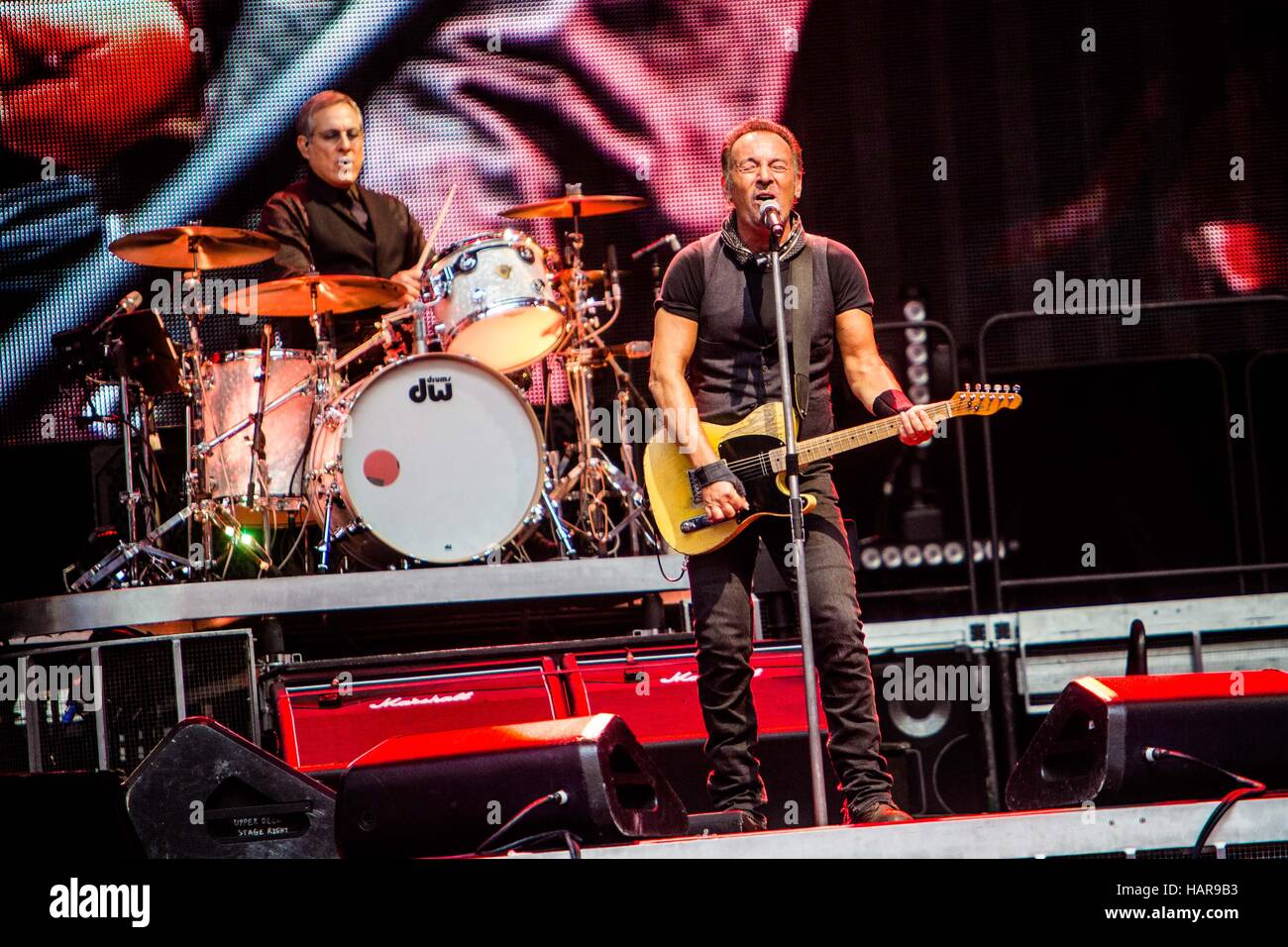Milano, Italy. 05th July, 2016. Bruce Springsteen & The E Street Band ...