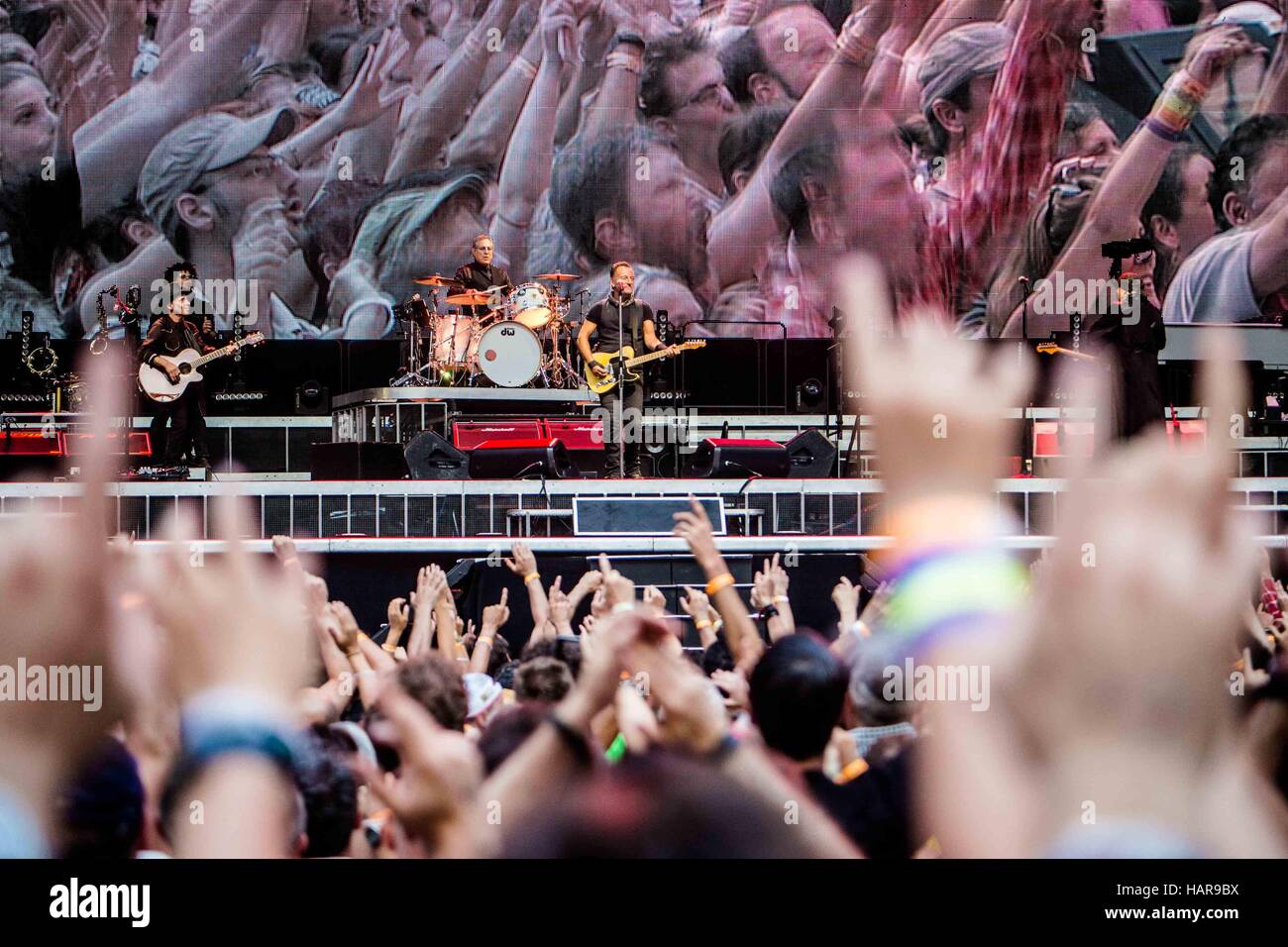 Milano, Italy. 05th July, 2016. Bruce Springsteen performs live at ...