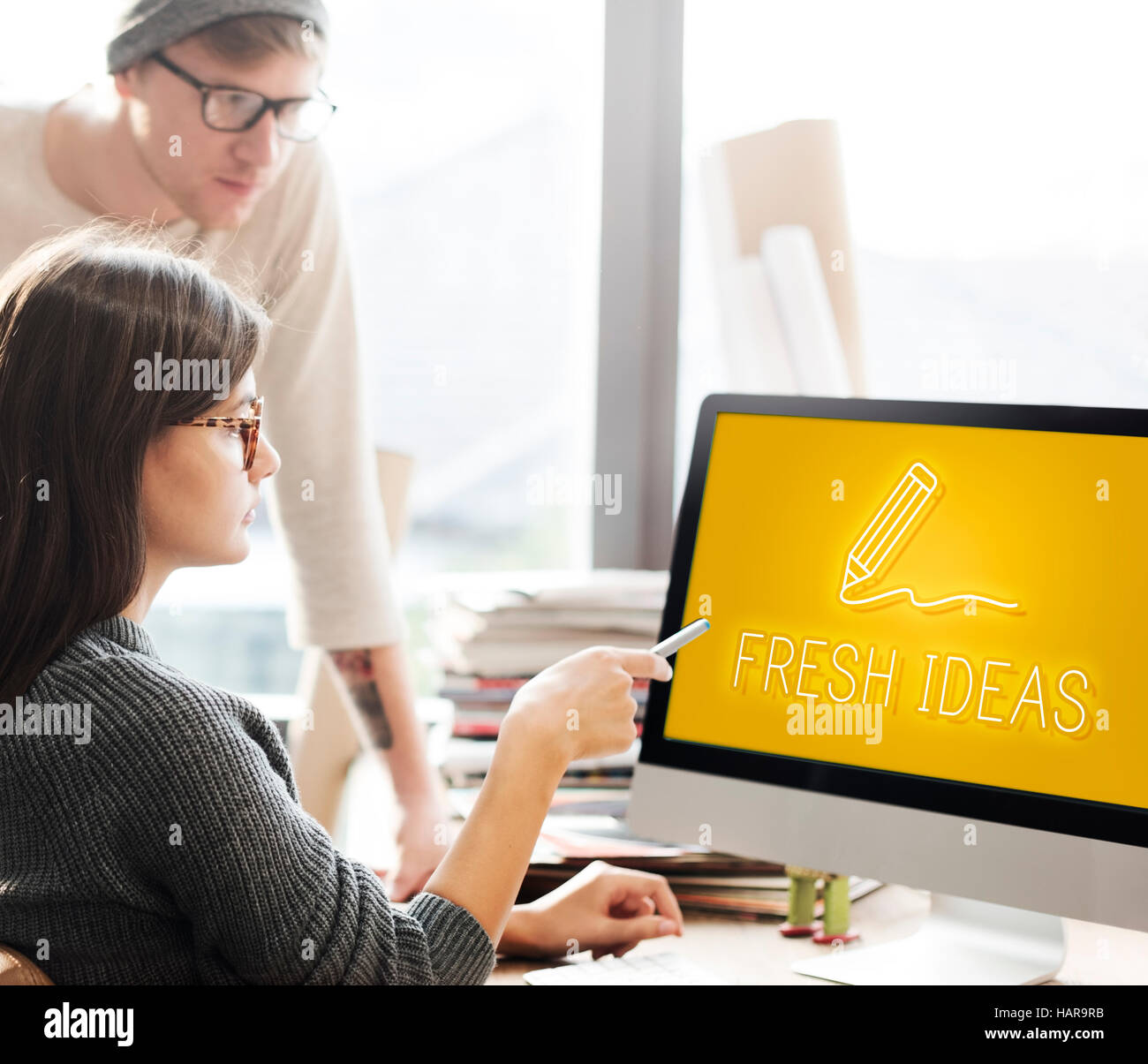 Art Pencil Drawing Creativity Imagination Skills Concept Stock Photo ...