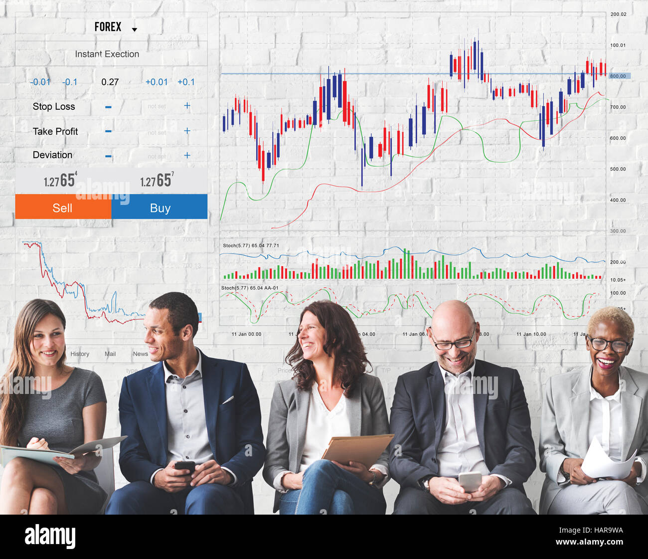 Forex Trade Graph Chart Concept Stock Photo - Alamy