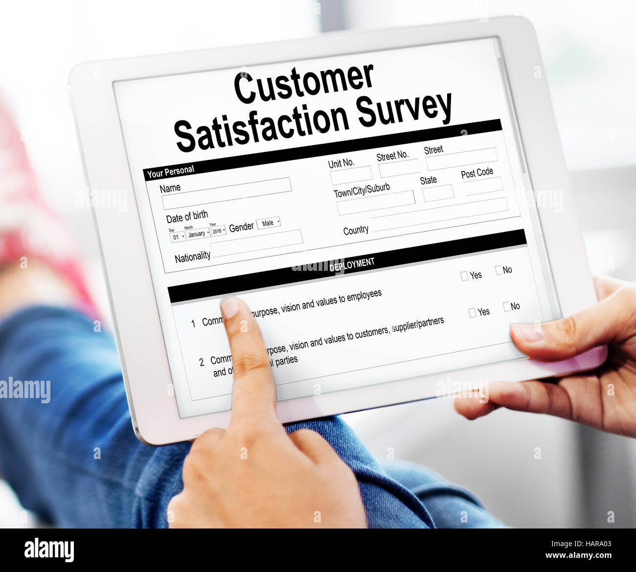 Customer Satisfaction Survey Client Service Concept Stock Photo - Alamy