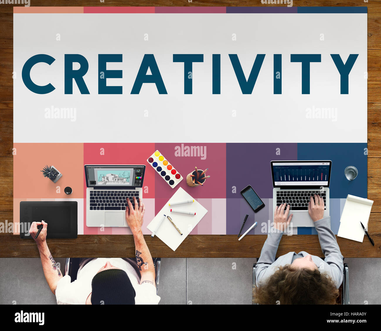 Create Creativity Ideas Design Concept Stock Photo - Alamy