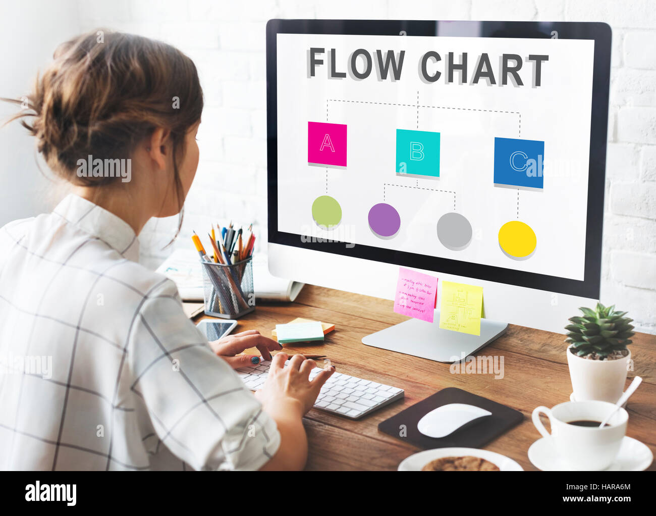 Flow Chart Organization Position Structure Concept Stock Photo - Alamy