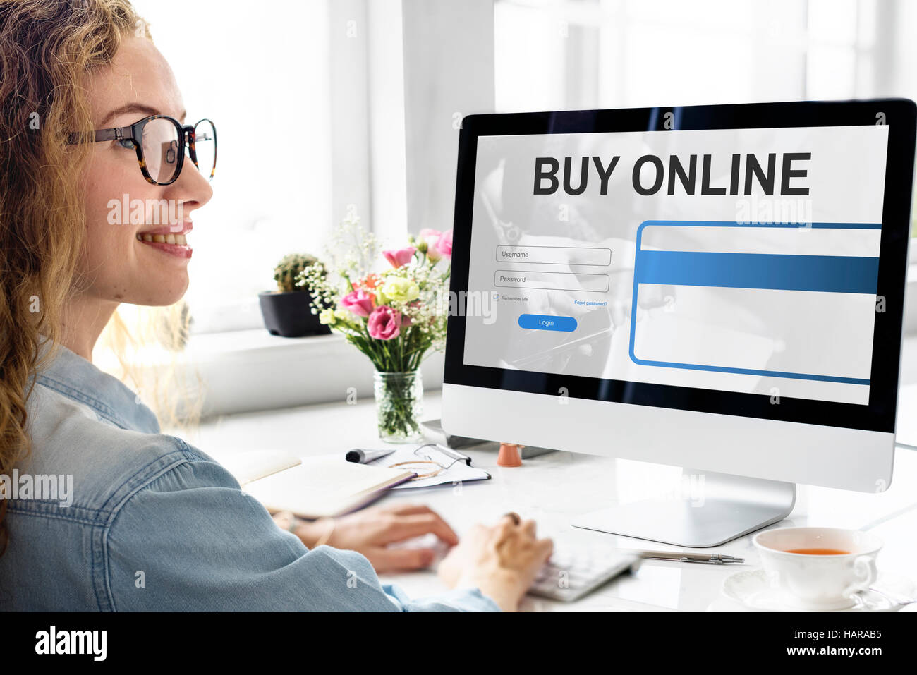 Buying Online Shopping Consumerism Internet Concept Stock Photo - Alamy