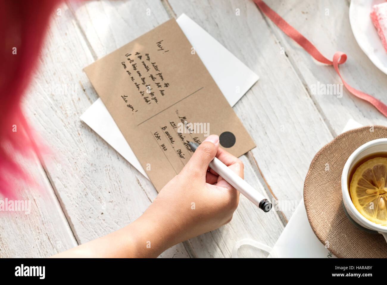 Letter Mail Ideas Stylish Trends Infrmation Concept Stock Photo - Alamy