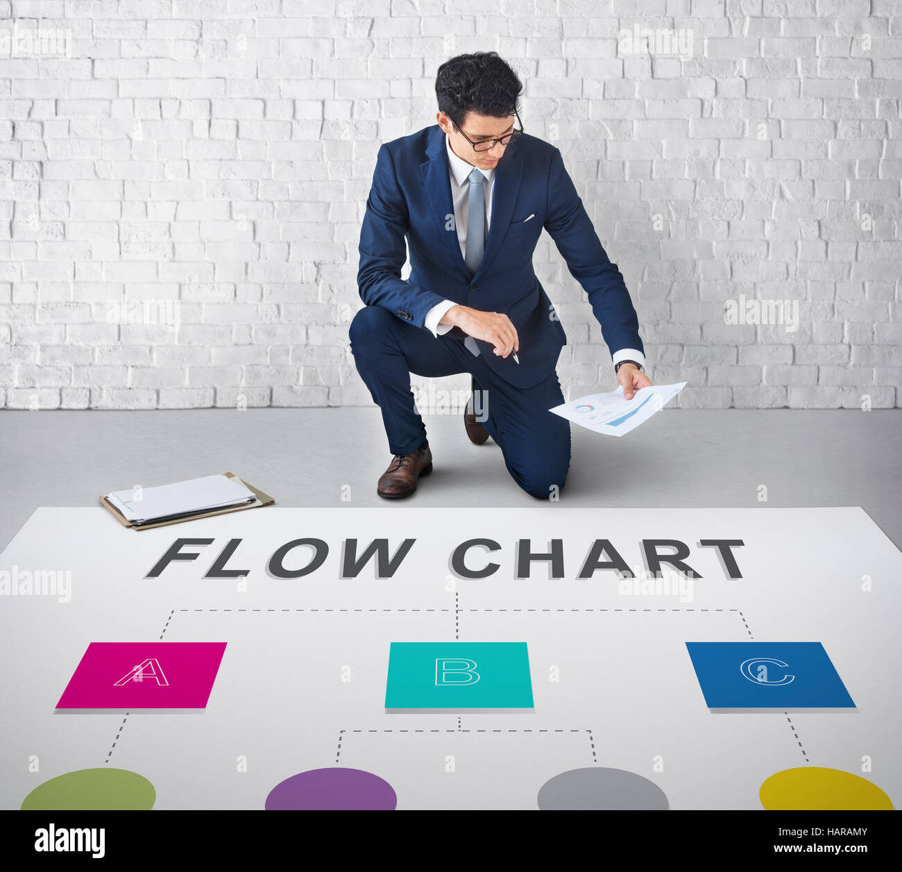 Flow Chart Organization Position Structure Concept Stock Photo - Alamy