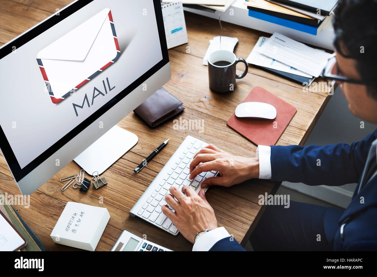Mail Communication Letters Message Post Concept Stock Photo - Alamy