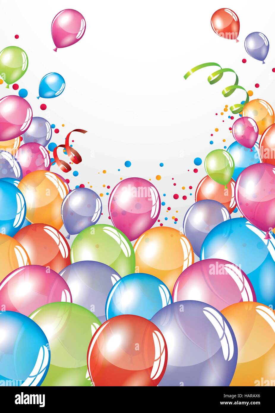 Ribbon confetti vector vectors hi-res stock photography and images - Alamy