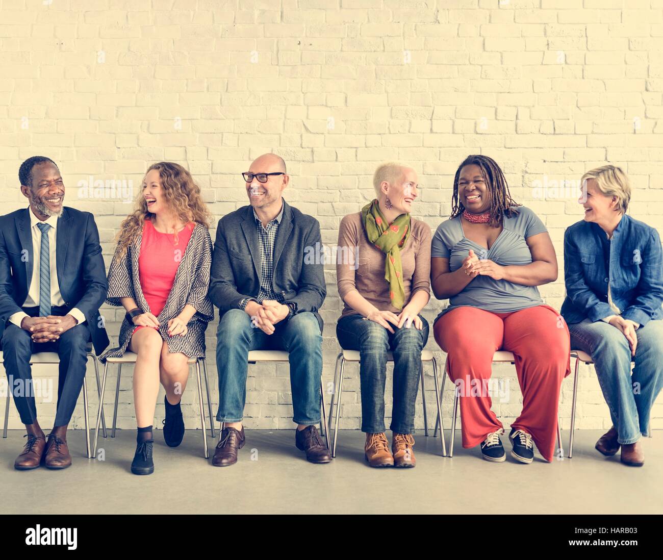 Diverse Group of People Community Togetherness Sitting Concept Stock ...