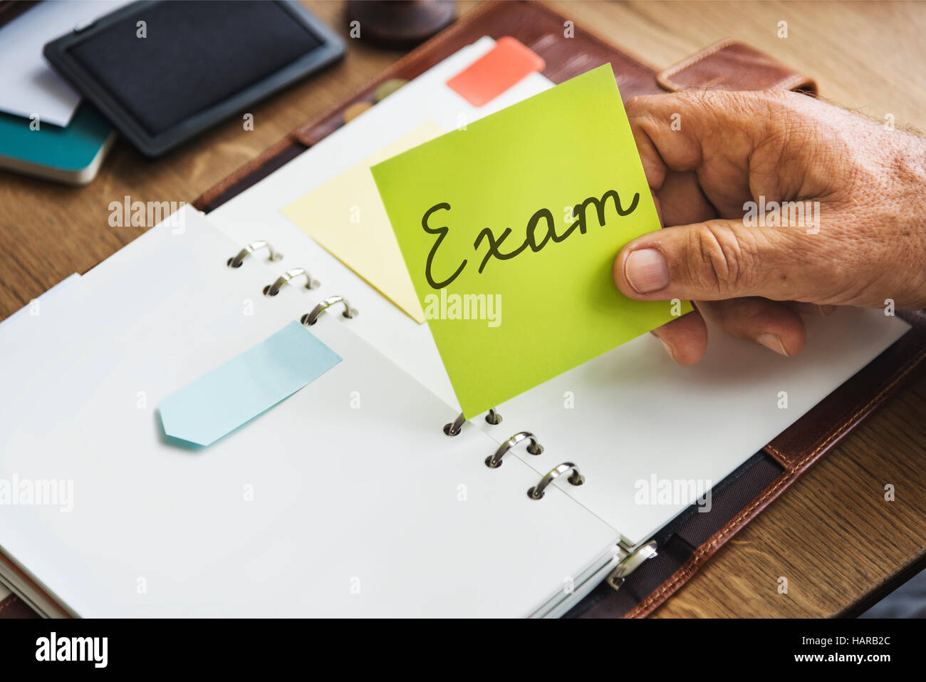 Exam Check Quiz Knowledge Lesson Test Concept Stock Photo - Alamy