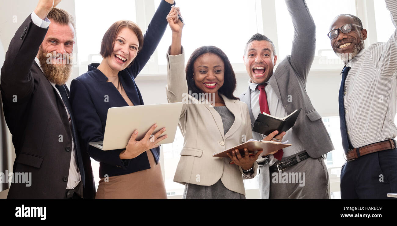 Business Team Working Research Planning Success Concept Stock Photo - Alamy