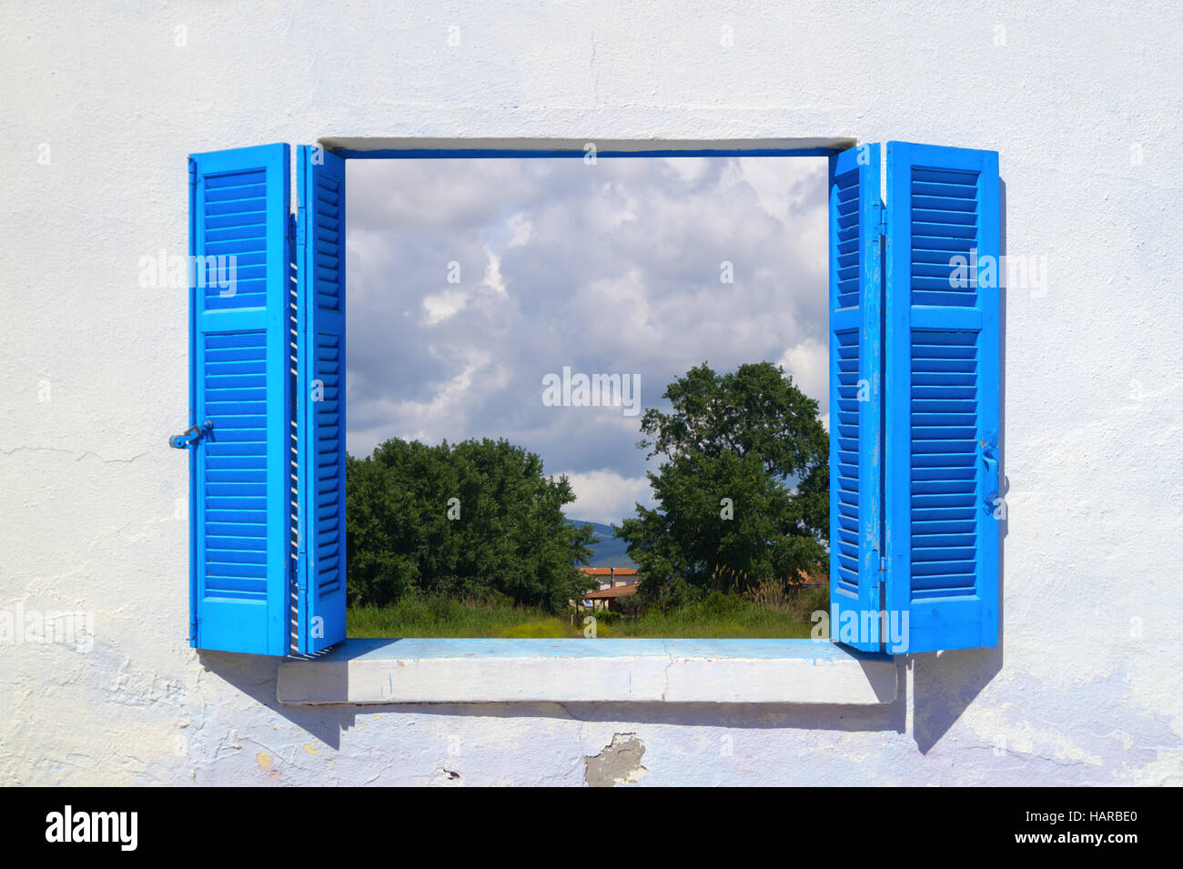 Throught the window hi-res stock photography and images - Alamy