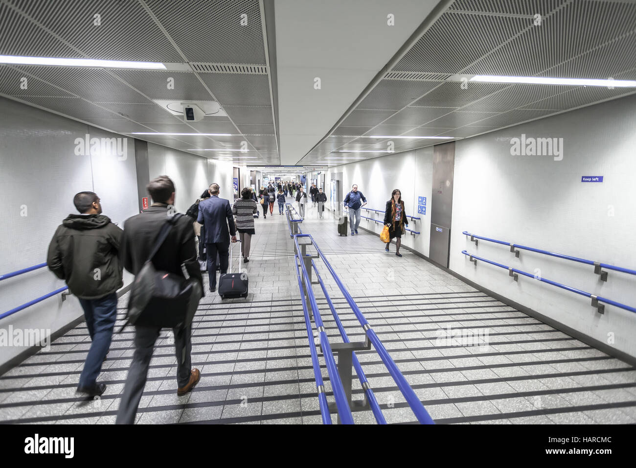 London people crossing by subway underground station Stock Photo - Alamy