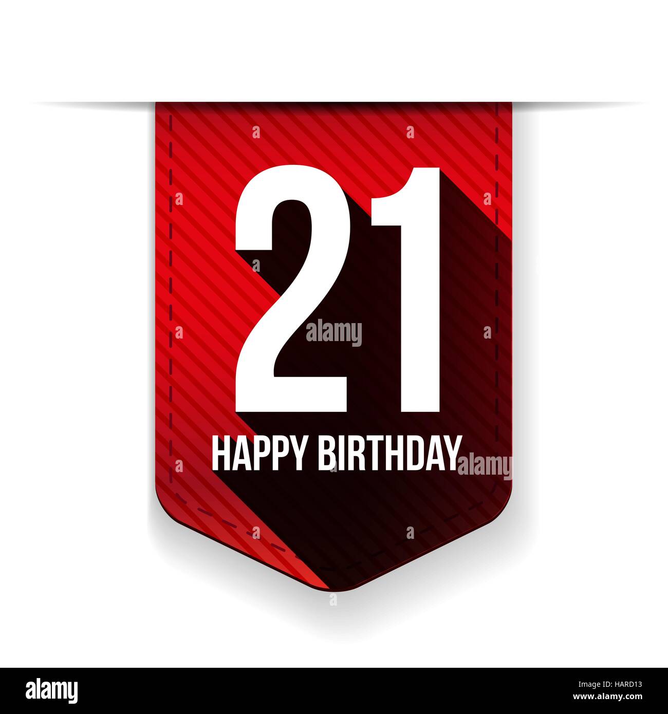 Birthday badge 21 hi-res stock photography and images - Alamy