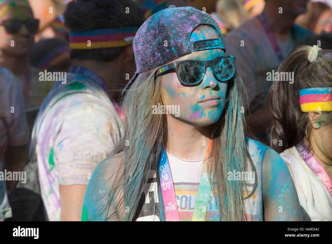 Houston Color Run Stock Photo - Alamy