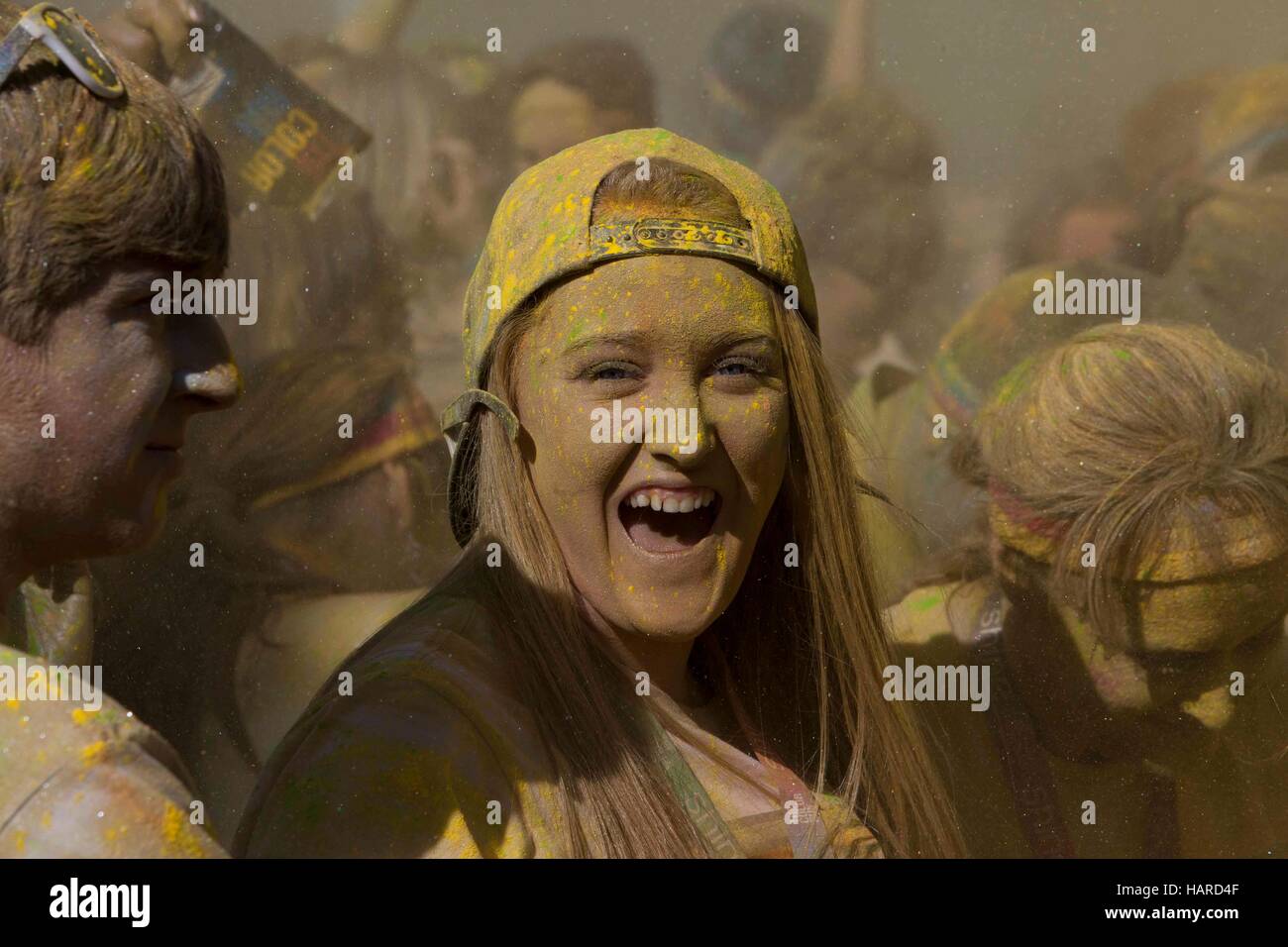Houston Color Run Stock Photo - Alamy