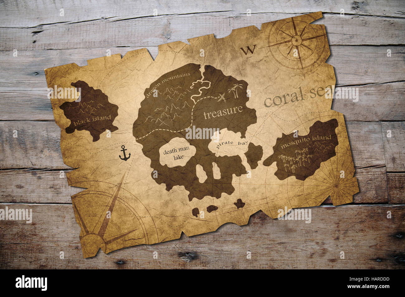 Carte Des Pirates