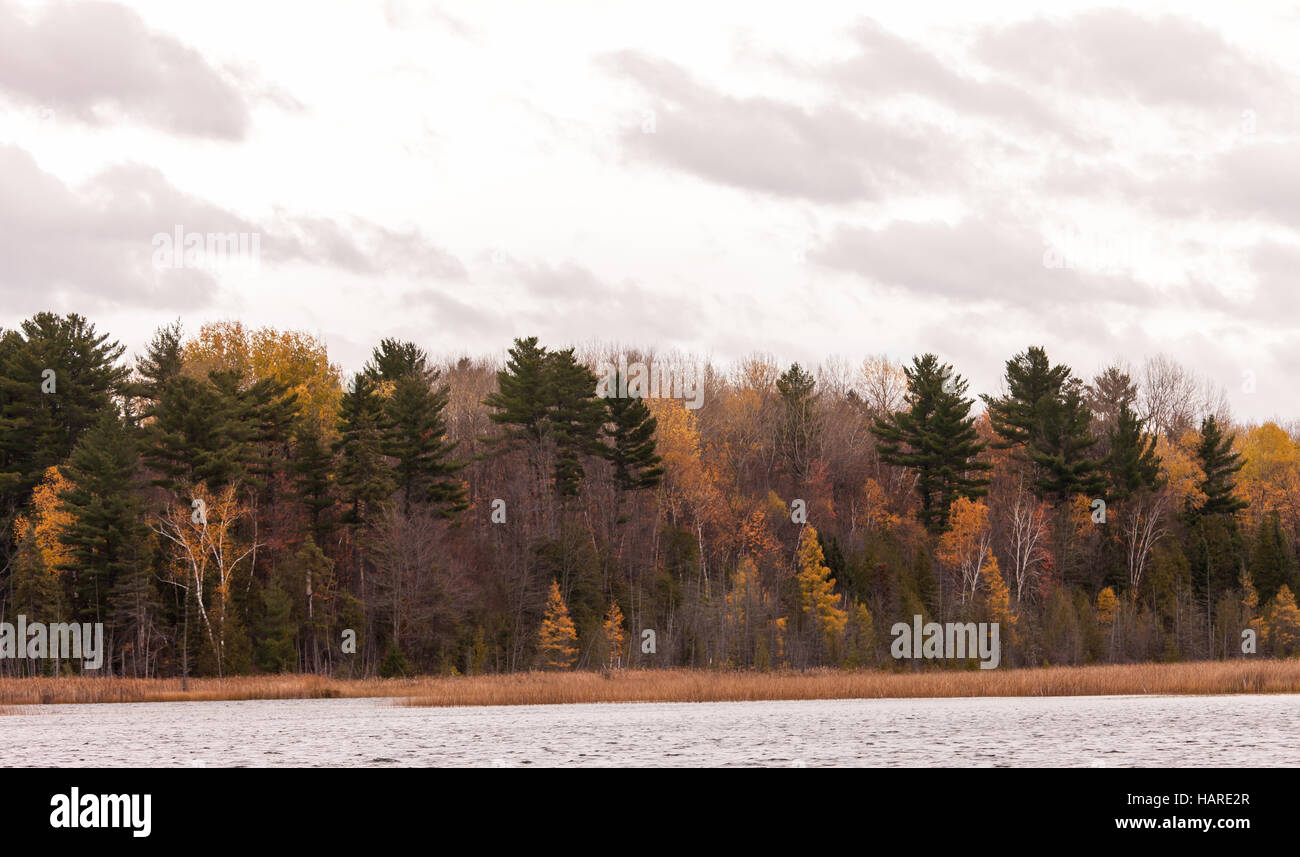 Scenes of the Ottawa River Valley between Ontario and Quebec during ...