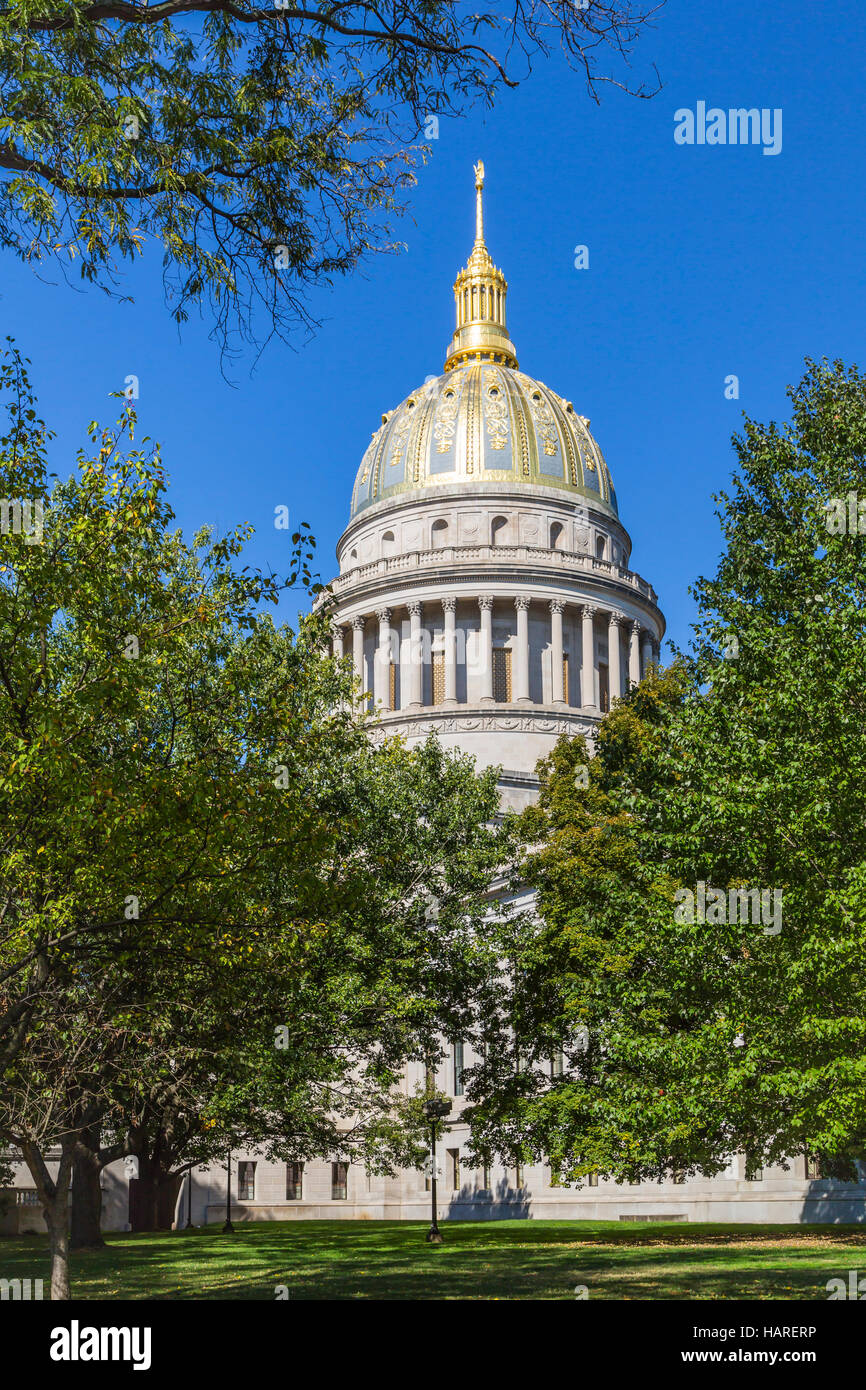 The State Capitol building in Charleston, West Virginia, USA Stock ...
