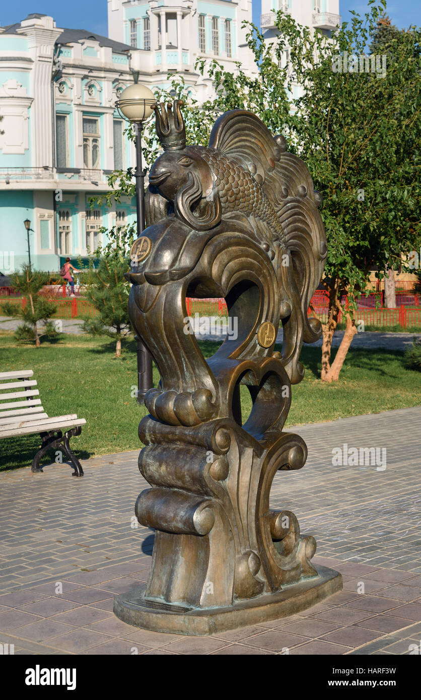 Bronze Statue Sculpture Fish High Resolution Stock Photography and ...