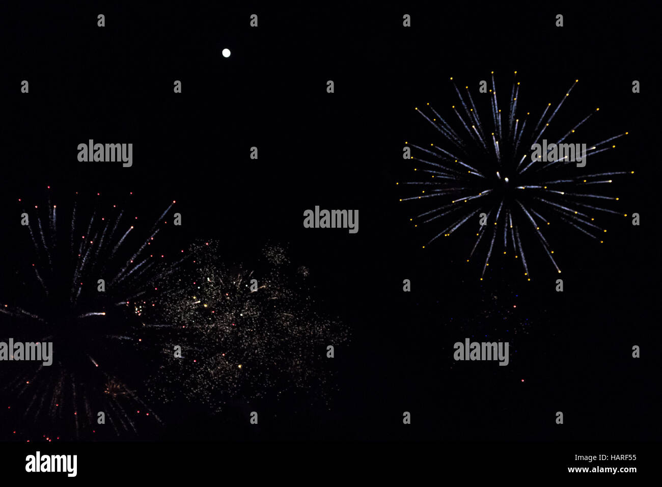 Full moon fireworks hi-res stock photography and images - Alamy