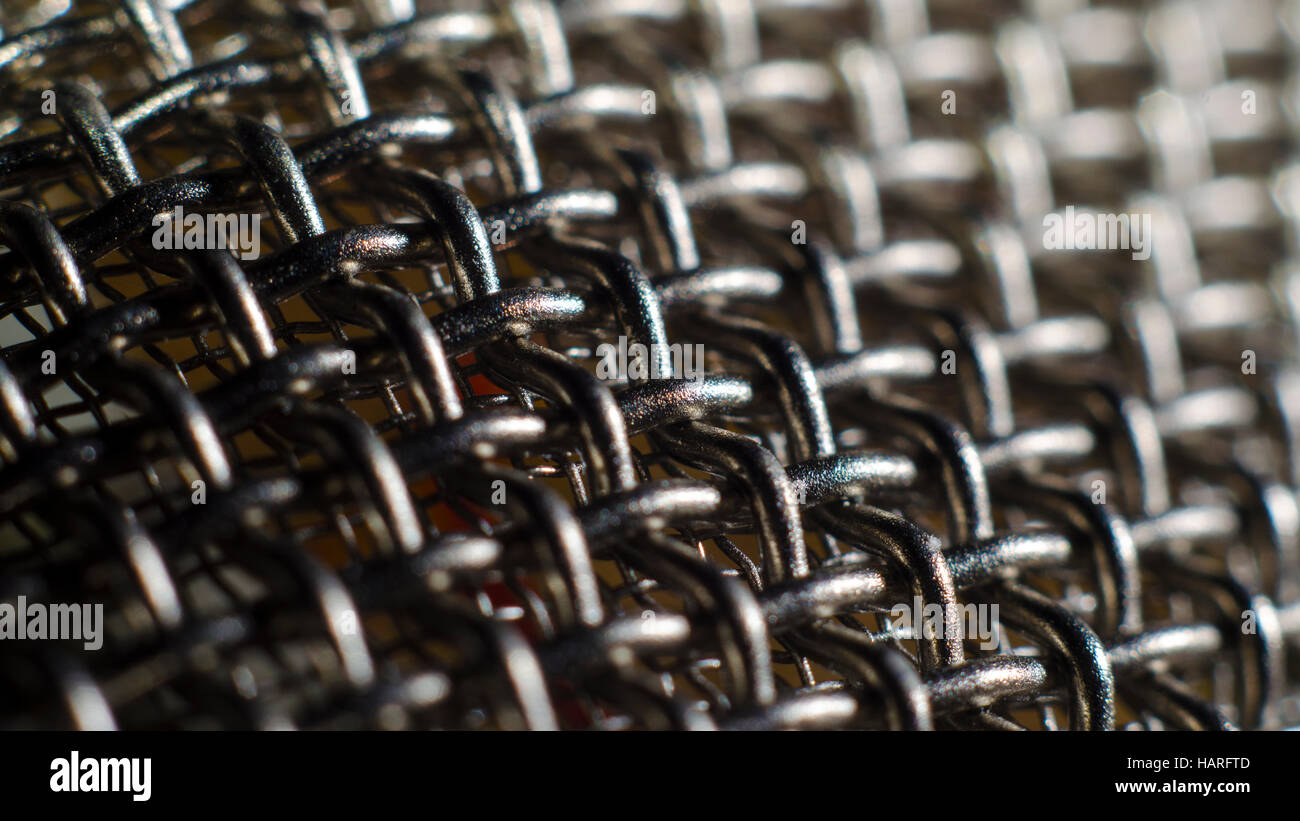 close up metal grid, macro Stock Photo - Alamy