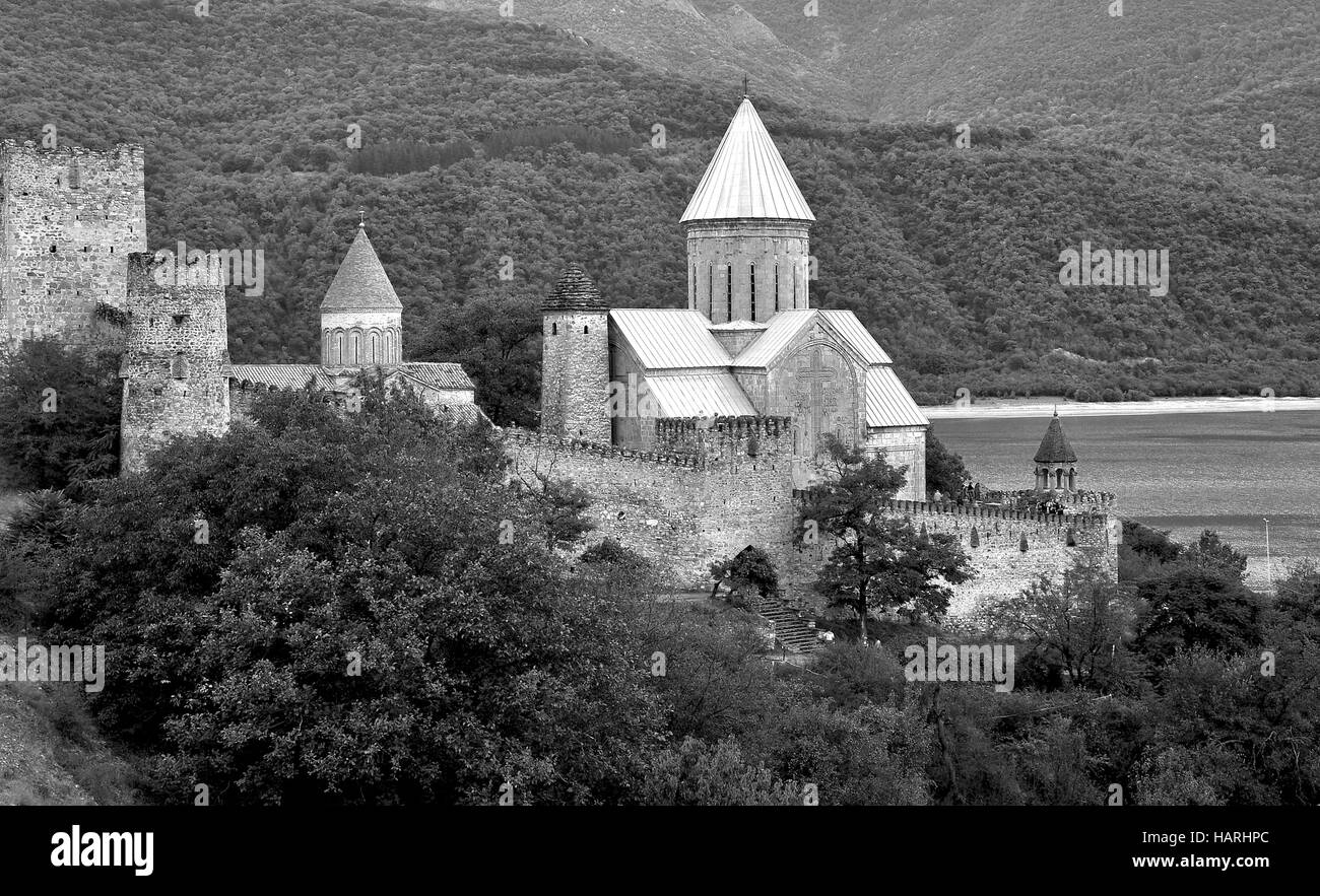 Travel photography old monastery Black and White Stock Photos & Images ...