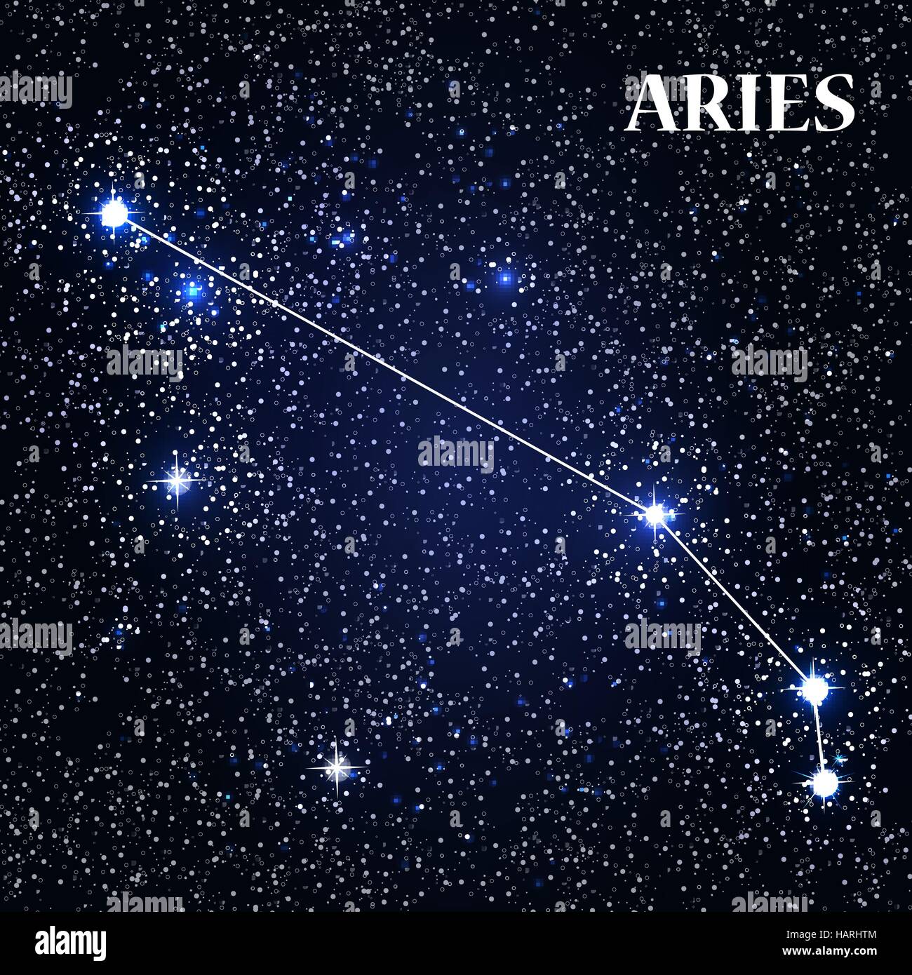 Symbol Aries Zodiac Sign. Vector Illustration Stock Vector Image & Art ...