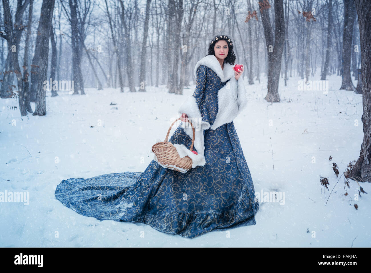Portrait of Snow White Stock Photo - Alamy