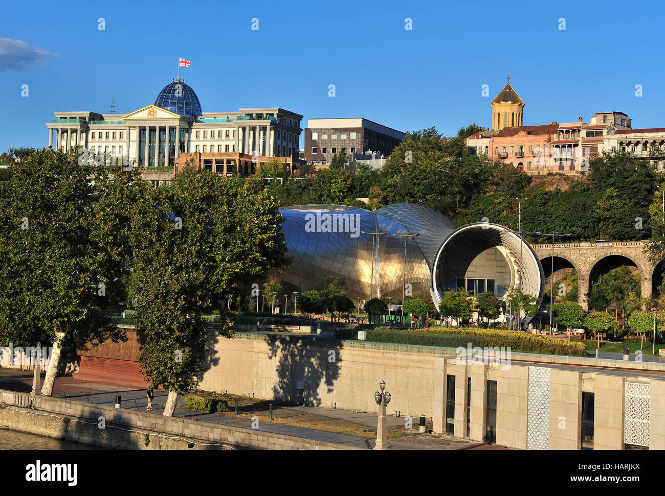 Government house and cathedral of Tbilisi, Georgia Stock Photo - Alamy