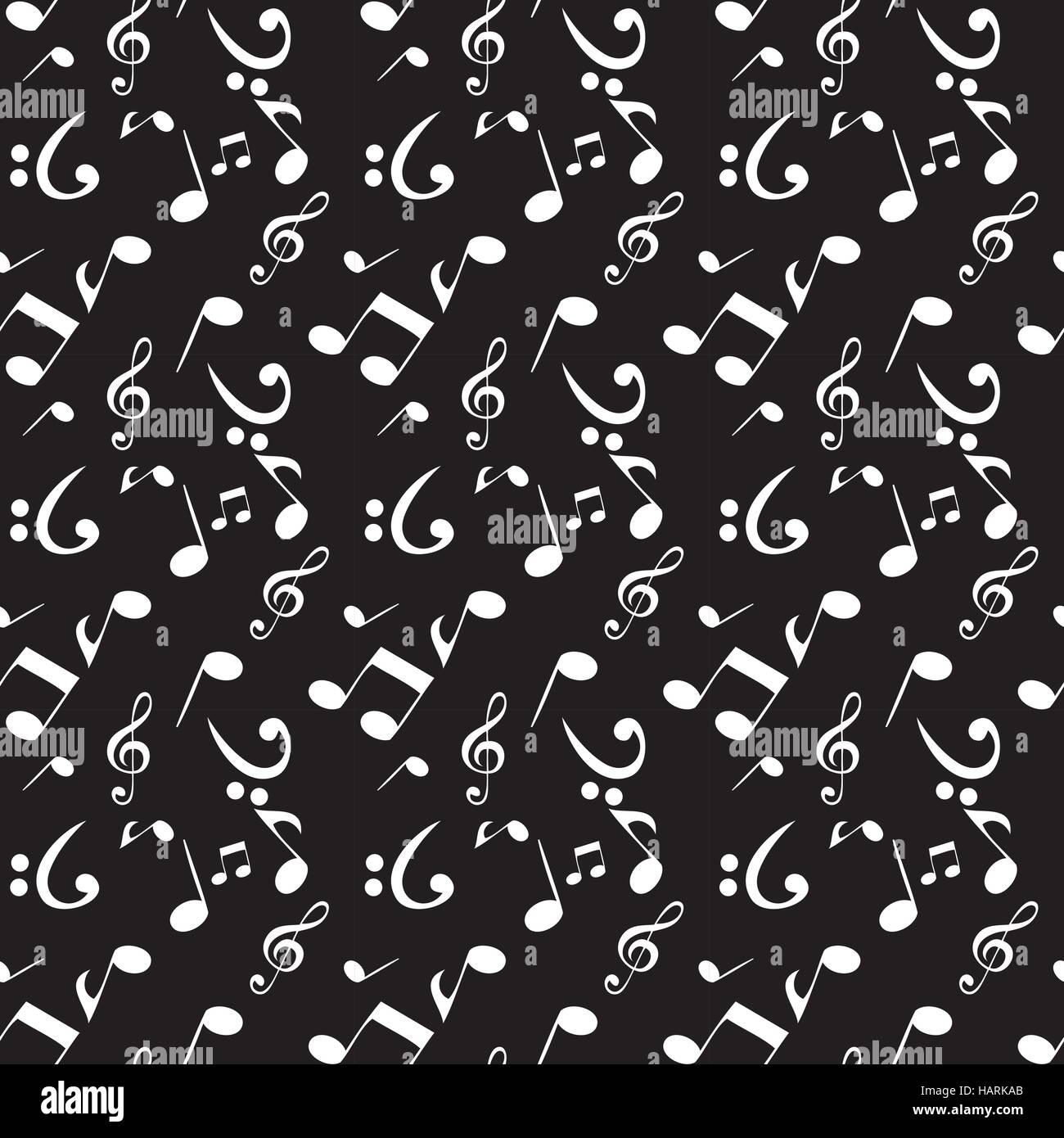 Abstract Music Seamless Pattern Background. Vector Illustration Stock ...